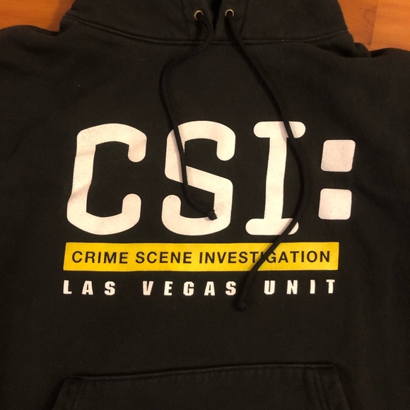 Tops | Vintage Csi Hoodie | Poshmark